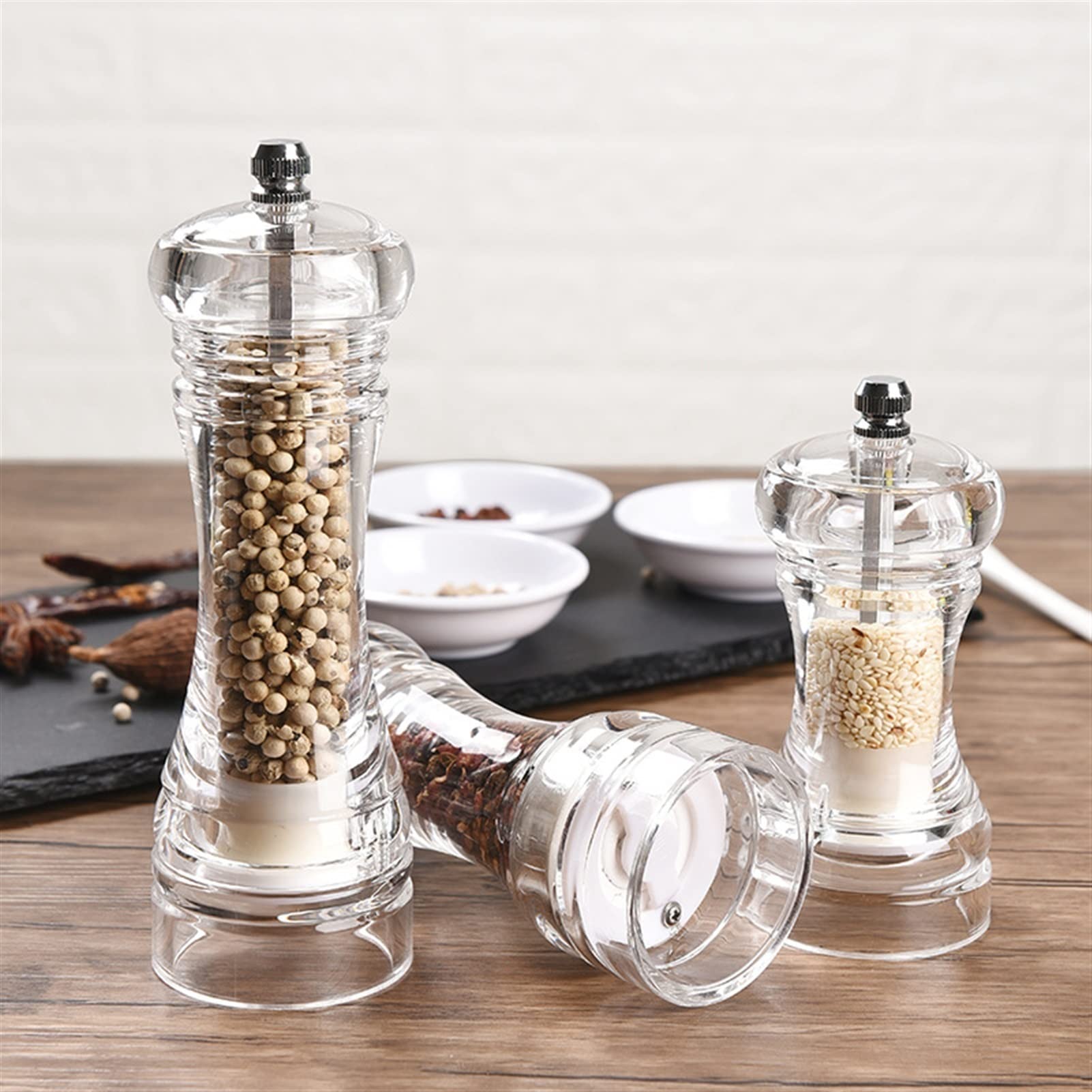 Salt And Pepper Shaker Mill Combination Combination Salt Shaker