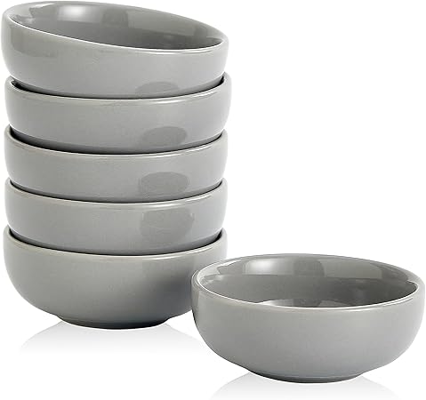 Swuut Ceramic Small Bowls,70ml Mini Bowls Set,Dipping Soy Sauce Dish,7 ...