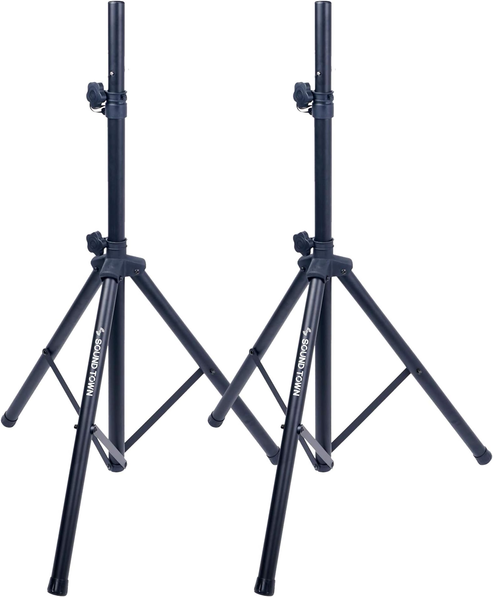 Amazon.com: Sound Town 2-Pack Universal Tripod Speaker Stands with ...