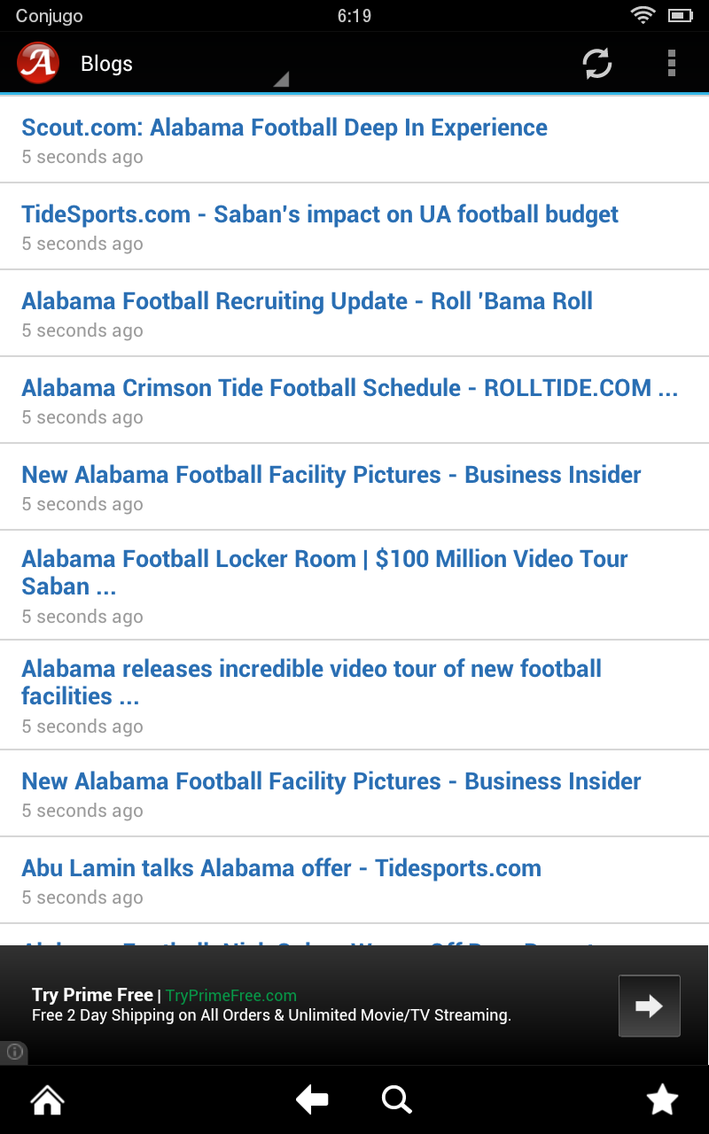 Alabama Football - App on Amazon Appstore