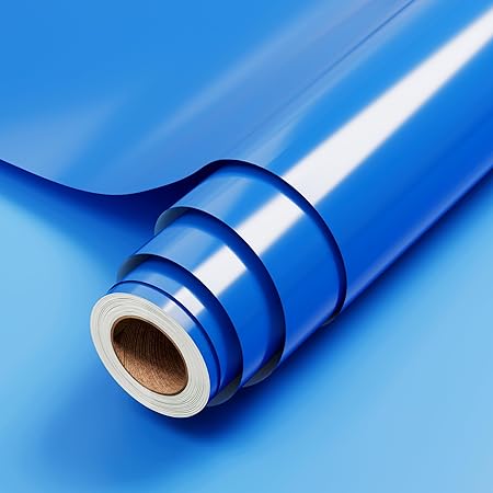 Amazon.com: JAVIGA Blue Permanent Vinyl, Blue Vinyl for Cricut ...