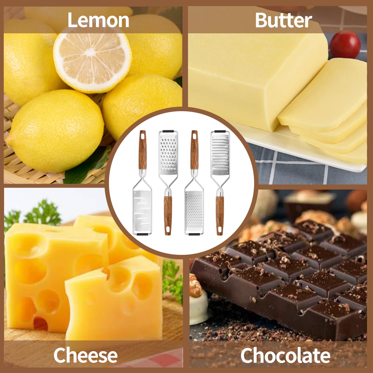 Snapklik.com : AGIgear Professional Cheese Grater Stainless Steel,Multi ...