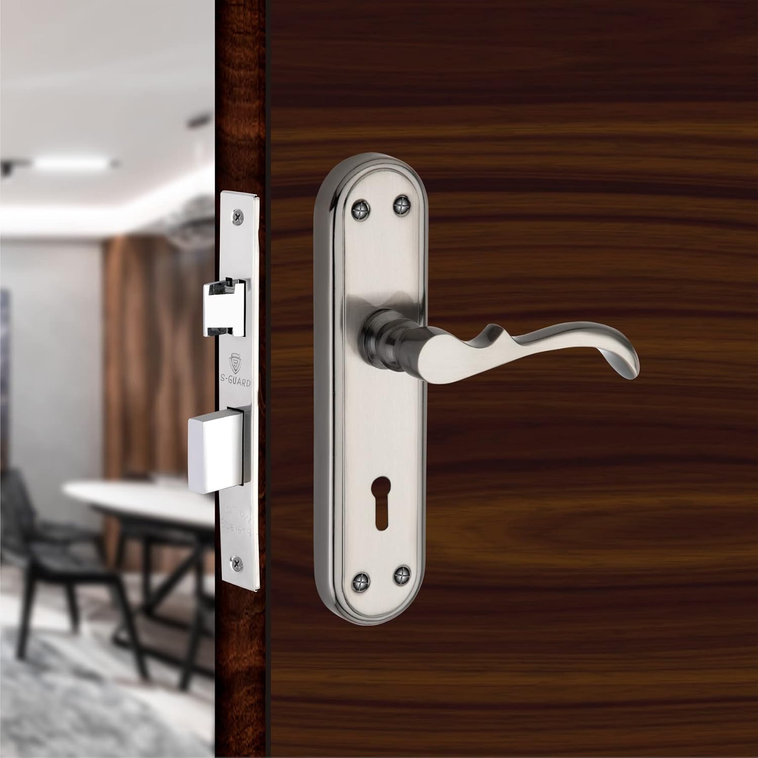 S-GUARD Heavy Duty Door Lock | Mortise Handle Lock for Main Gate ...