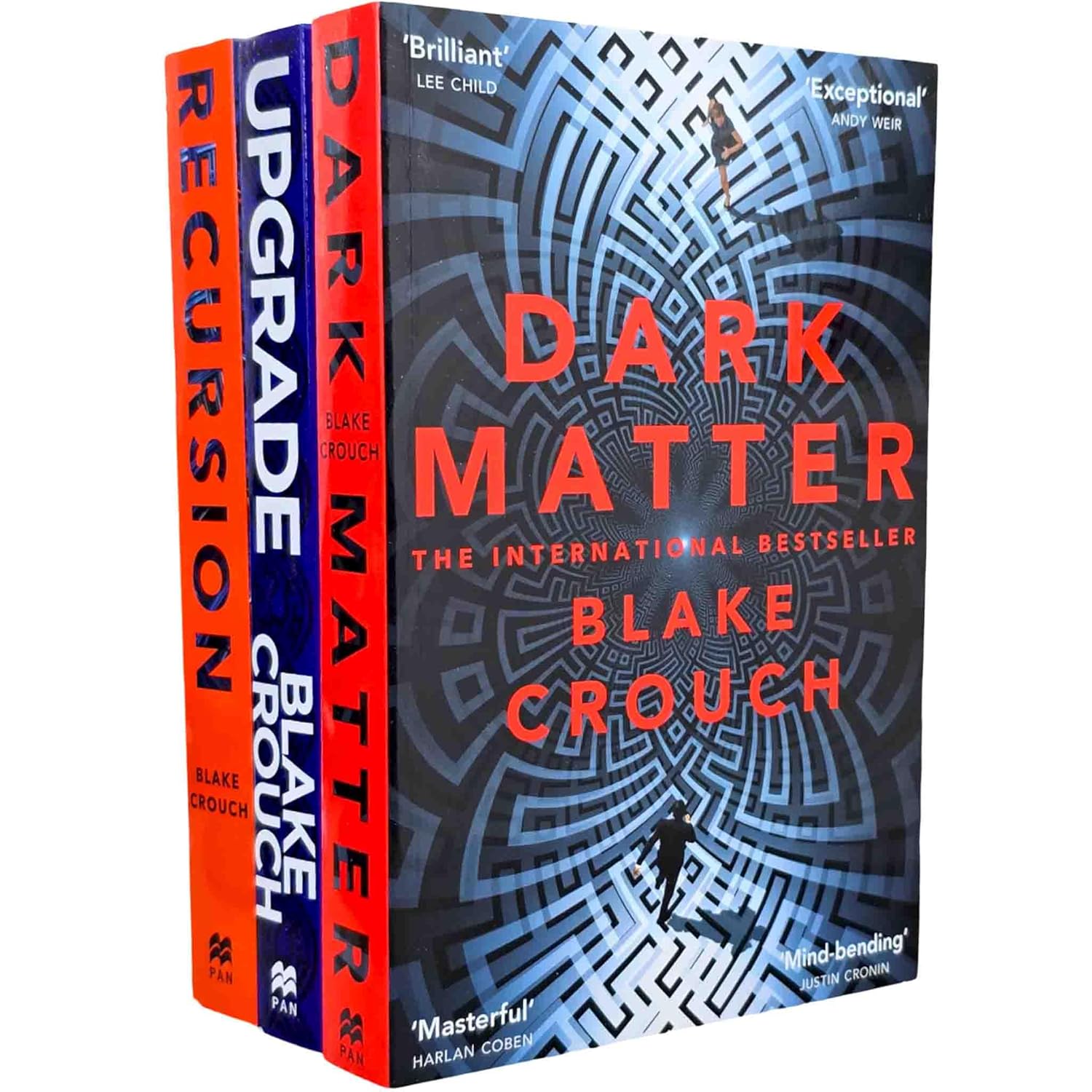 Blake Crouch 3 Books Collection Set (Dark Matter, Recursion & Upgrade ...
