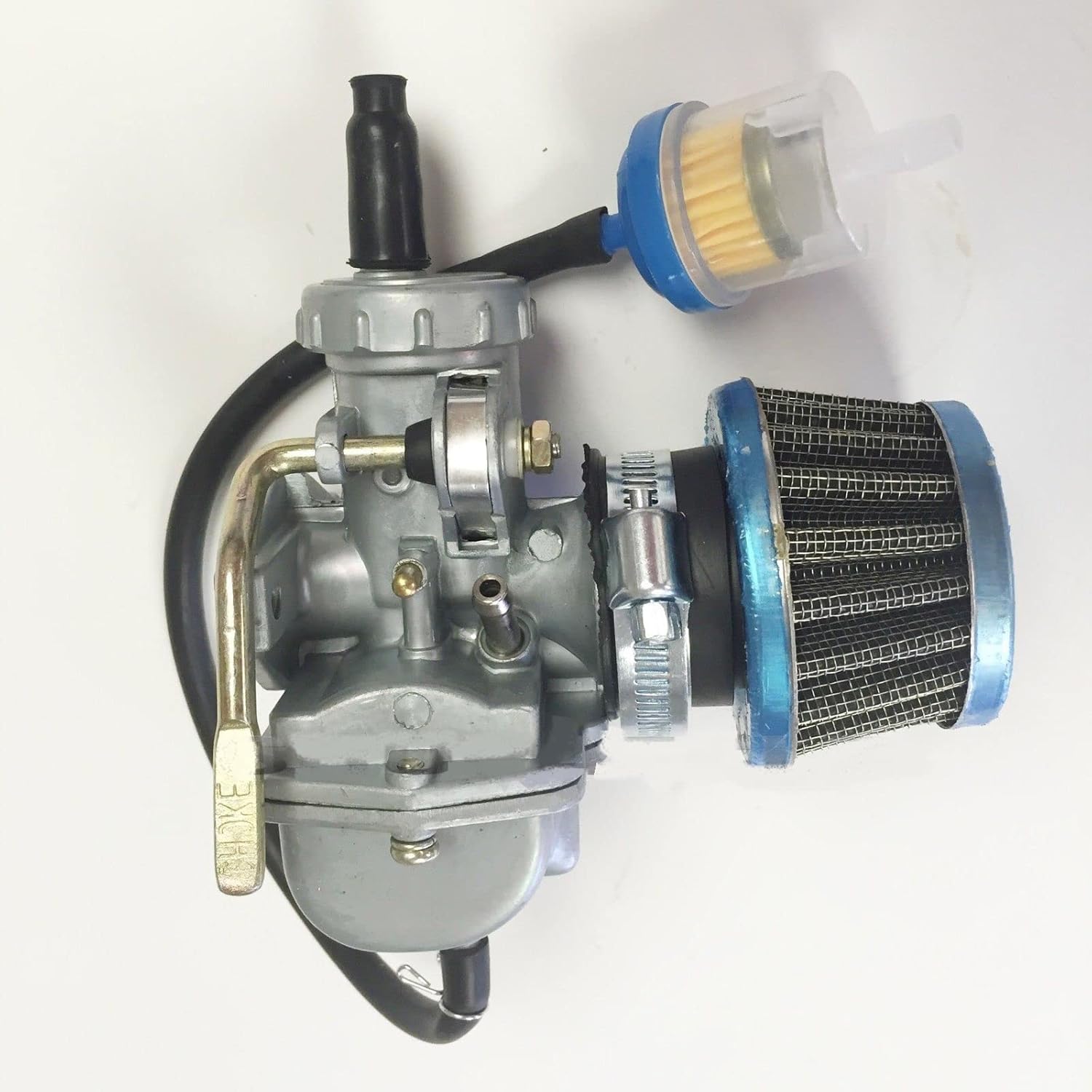 Amazon.com: EVRS LLC New ATV Carburetor Assembly W/Air Filter for ...