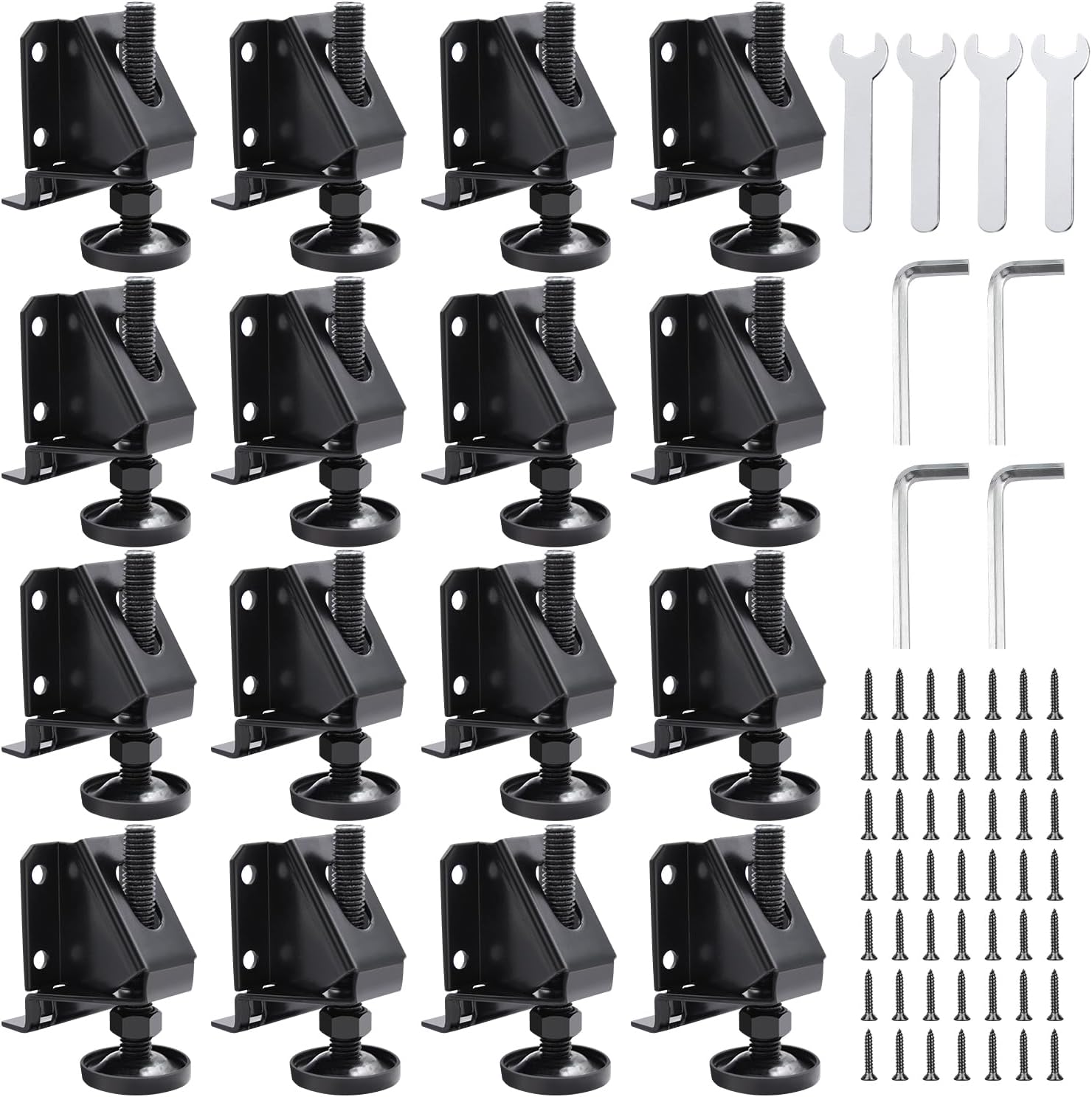 Amazon.com: LFSEMINI Leg Leveler, 16 Pack Leveling Feet, Heavy Duty ...