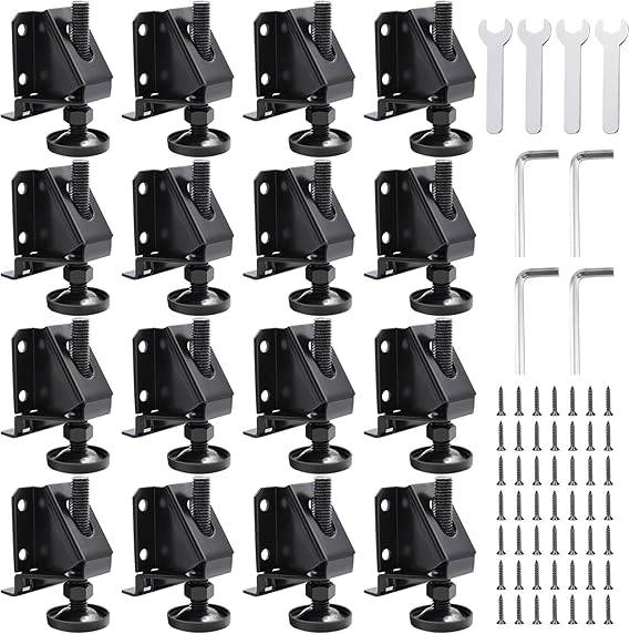Amazon.com: LFSEMINI Leg Leveler, 16 Pack Leveling Feet, Heavy Duty ...