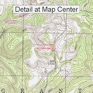 Amazon.com : USGS Topographic Quadrangle Map - Bruceton Mills, West ...