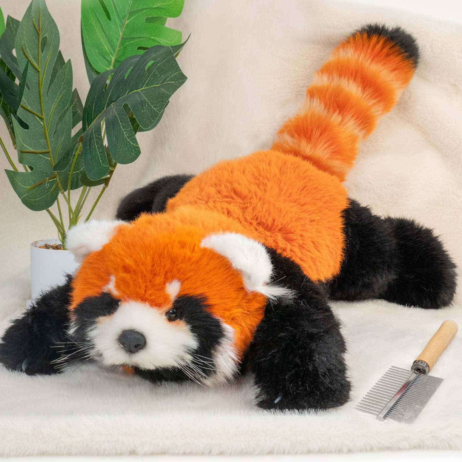 Amazon.com: Chongker Weighted Stuffed Animals - Red Panda Plush Animals ...