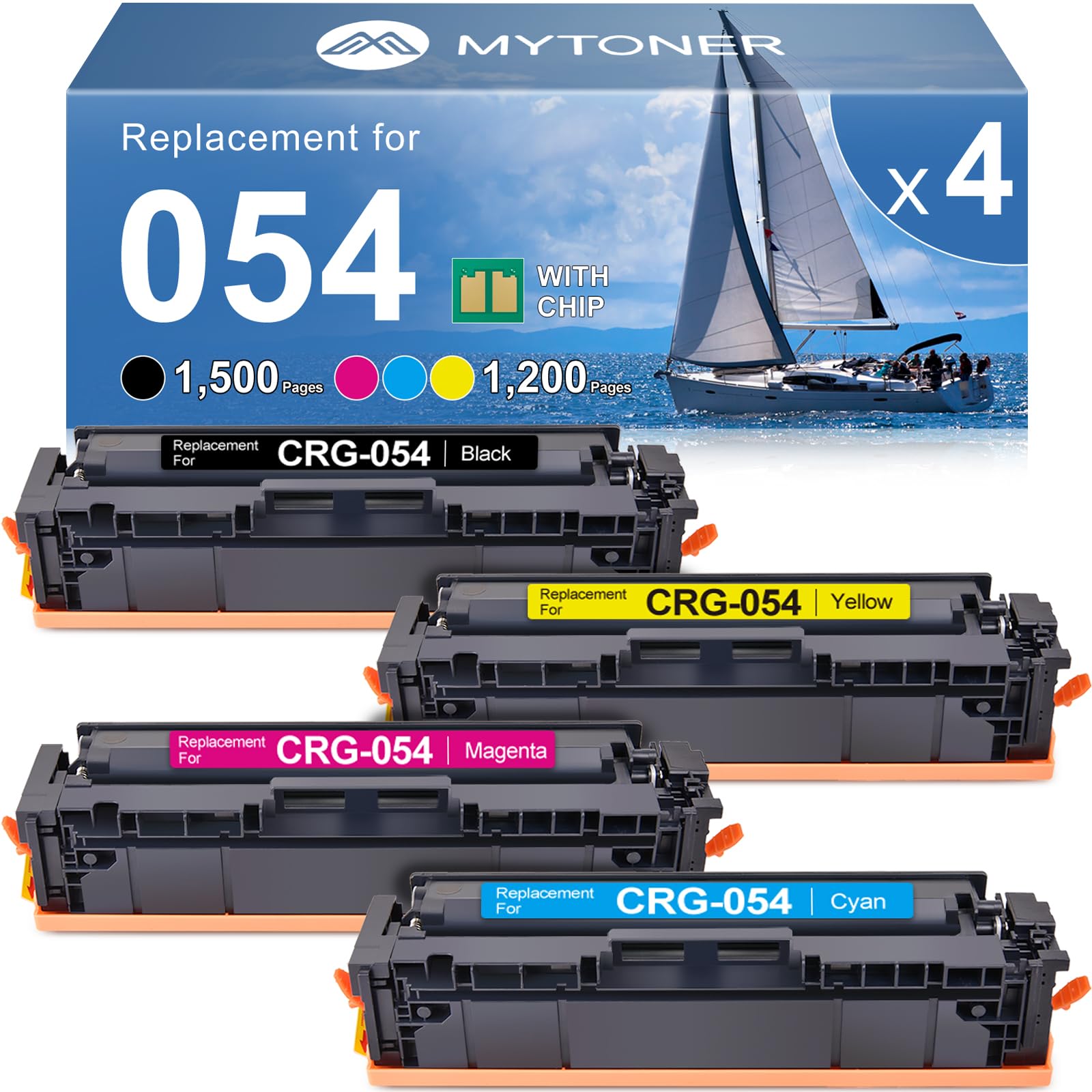 MYTONER Compatible Toner Cartridge 054 Replacement for Canon 054 054H ...