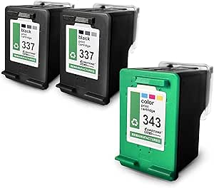3x Müller Printware ink cartridges for HP 6988 100 C4190 D5160 C4180 ...