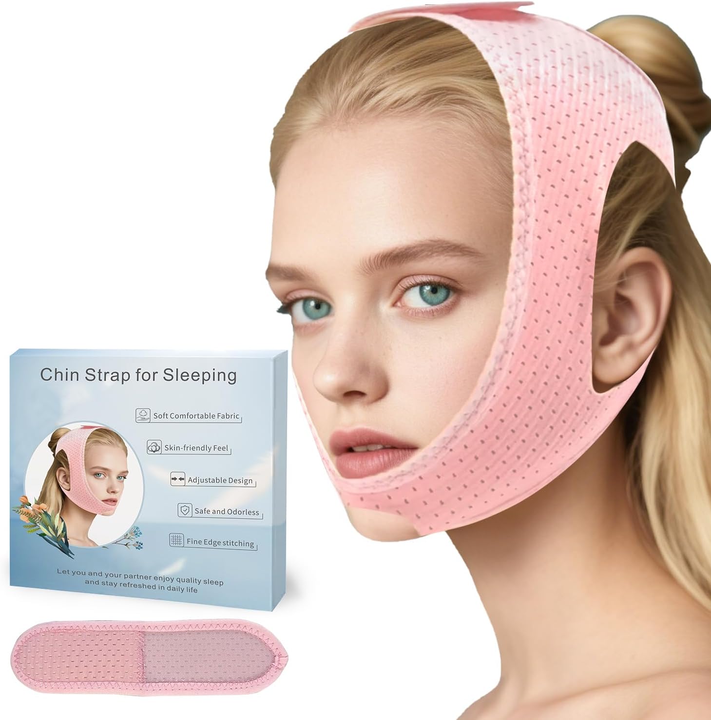 Amazon.com: Chin Strap for Sleeping, Chin Strap for Cpap Users to Keep ...