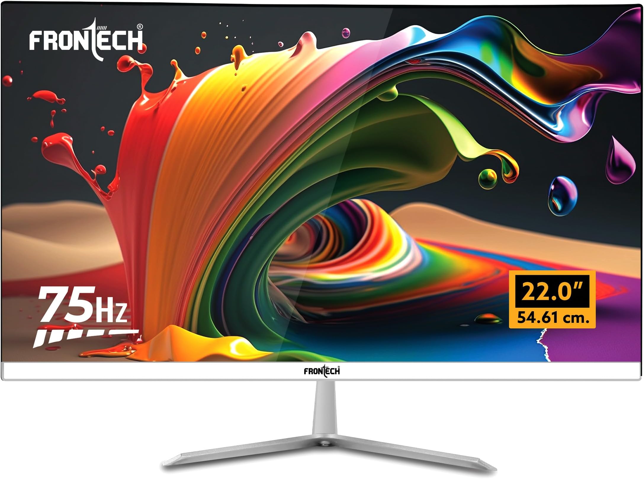 FRONTECH 22 Inch Ultima Series LED Monitor | Refresh Rate 75Hz | Full ...
