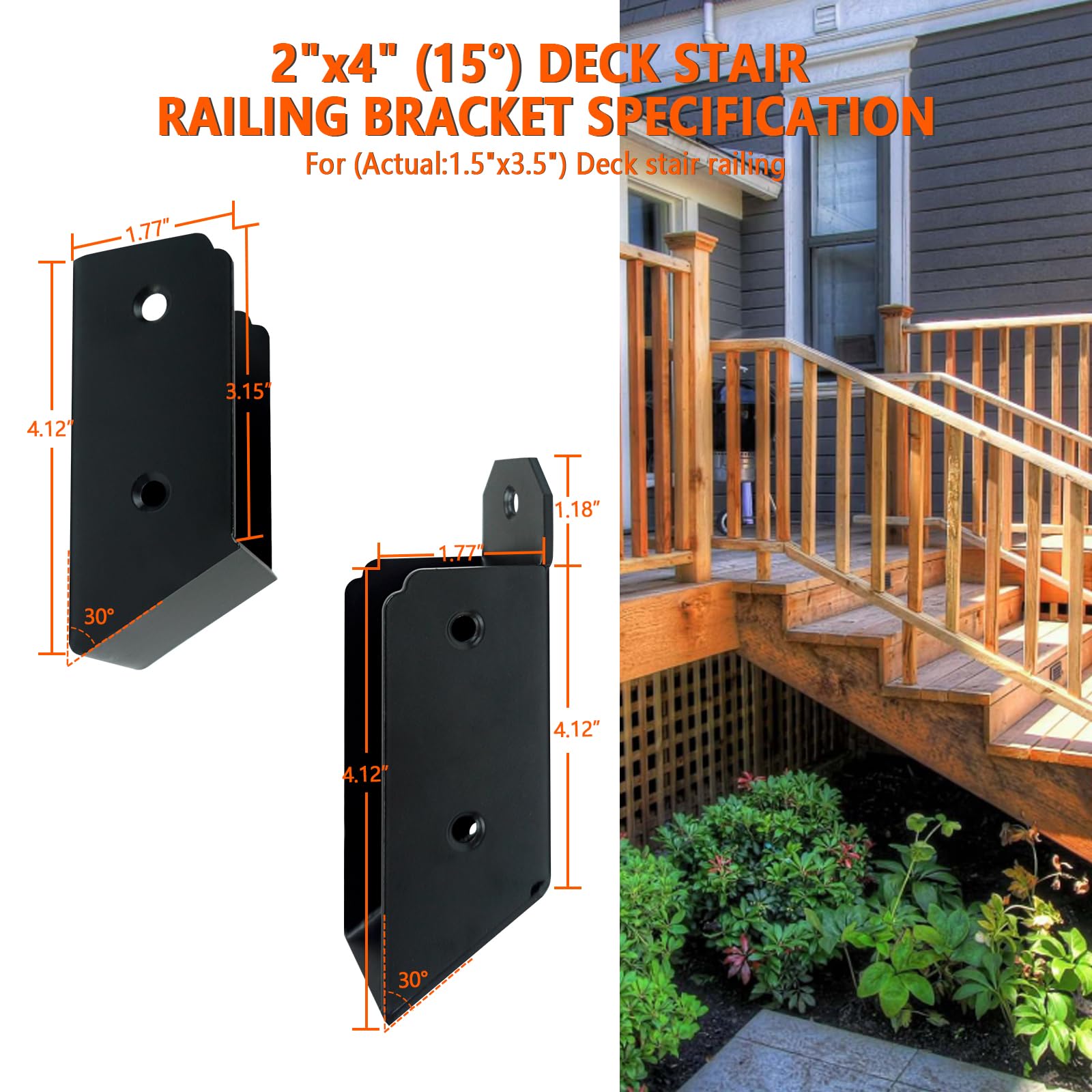 Deck Railing Mounting Brackets