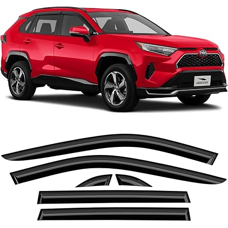 Amazon.com: Voron Glass Tape-on Extra Durable Rain Guards for Toyota ...