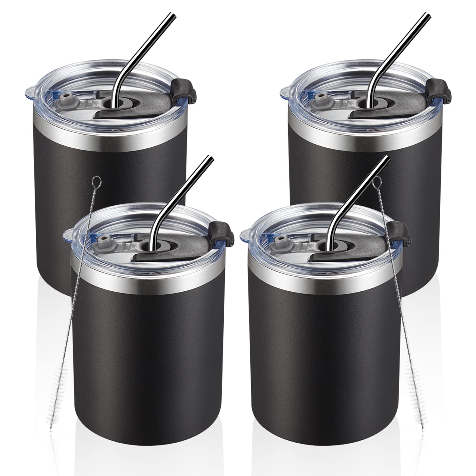 Amazon.com: MEWAY 12 oz Lowball, Tumbler Stainless Steel Double Wall ...