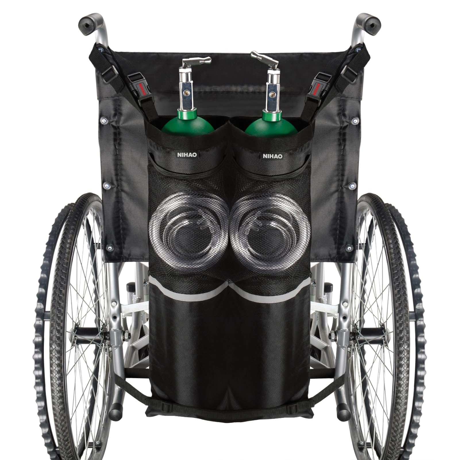 Amazon.com: NIHAO Dual Oxygen Tank Holder for Wheelchiars, Oxygen ...