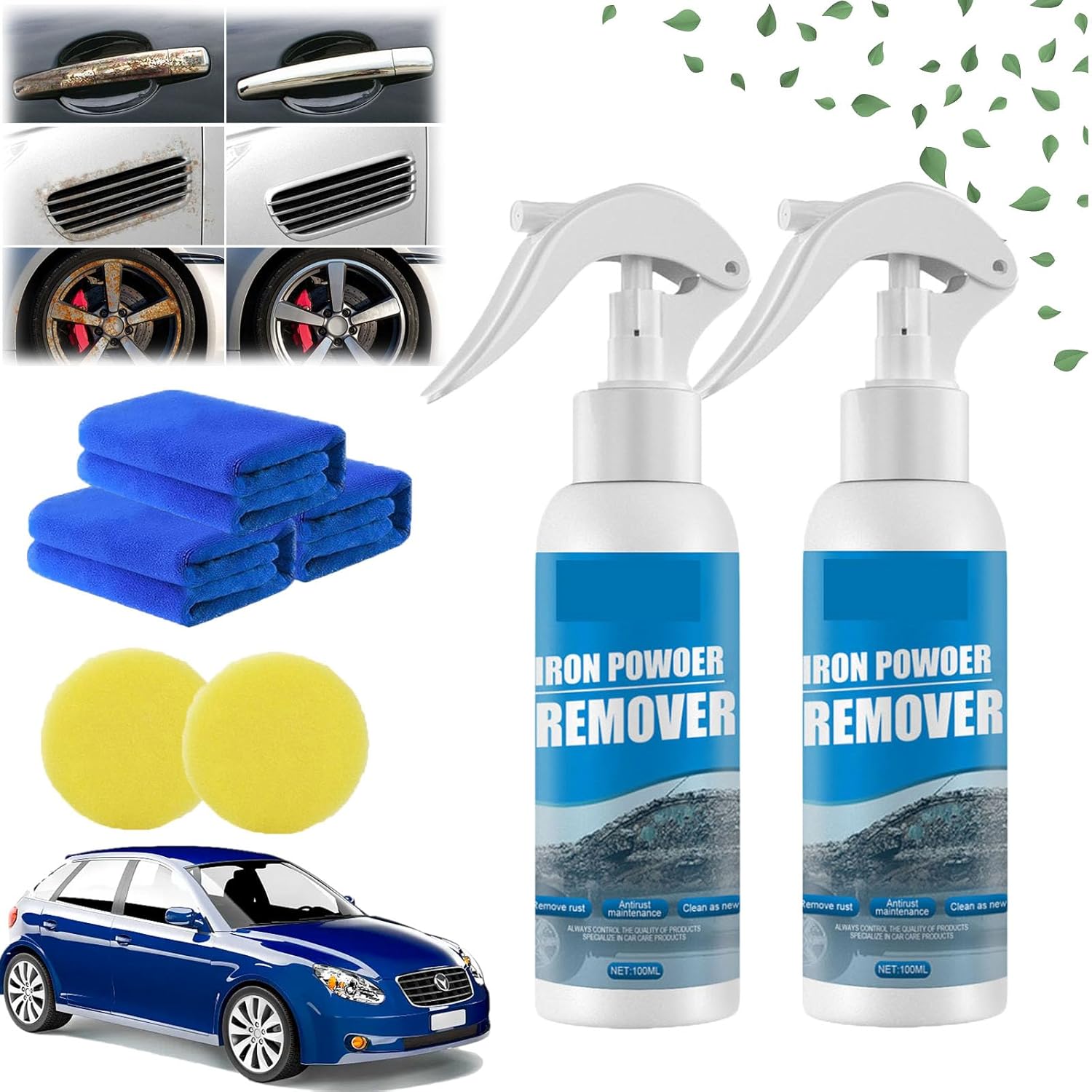 Amazon.com: Multifunctional Rust Removal Spray, Car Rust Removal Spray ...