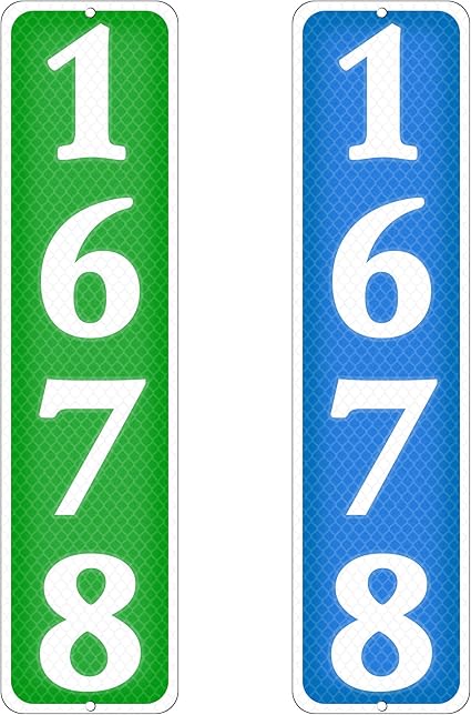 Amazon.com: YIPTOUR Custom Reflective 911 Address Sign for House, 10"x3 ...