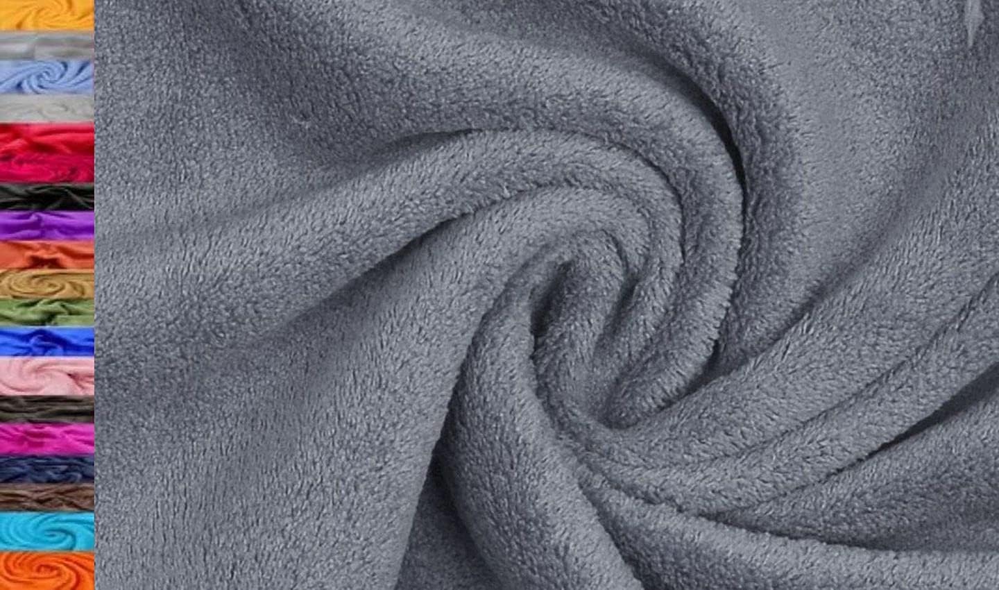 kullaloo Microfaser-Plüsch Stoff SHORTY als Meterware in vielen Farben ...