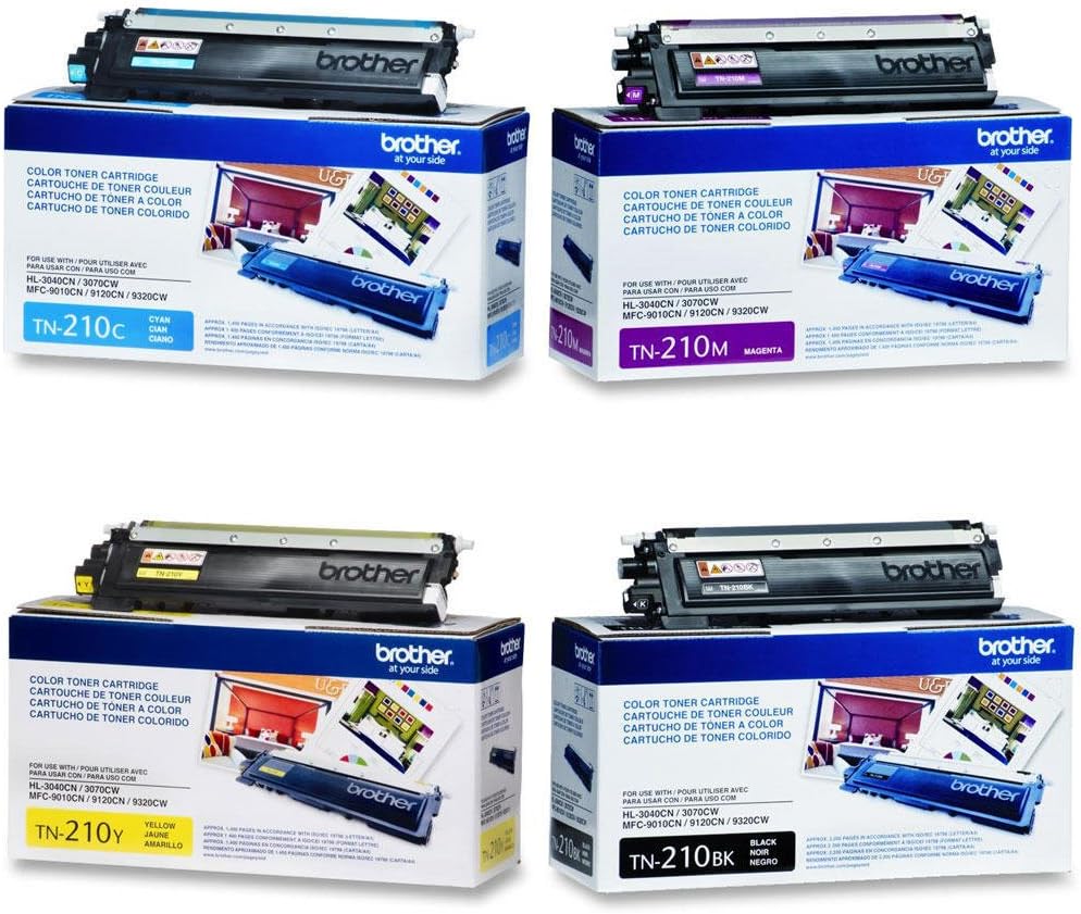 Amazon.com: Brother Toner Cartridge Set, 4-Pack, Black, Cyan, Magenta ...