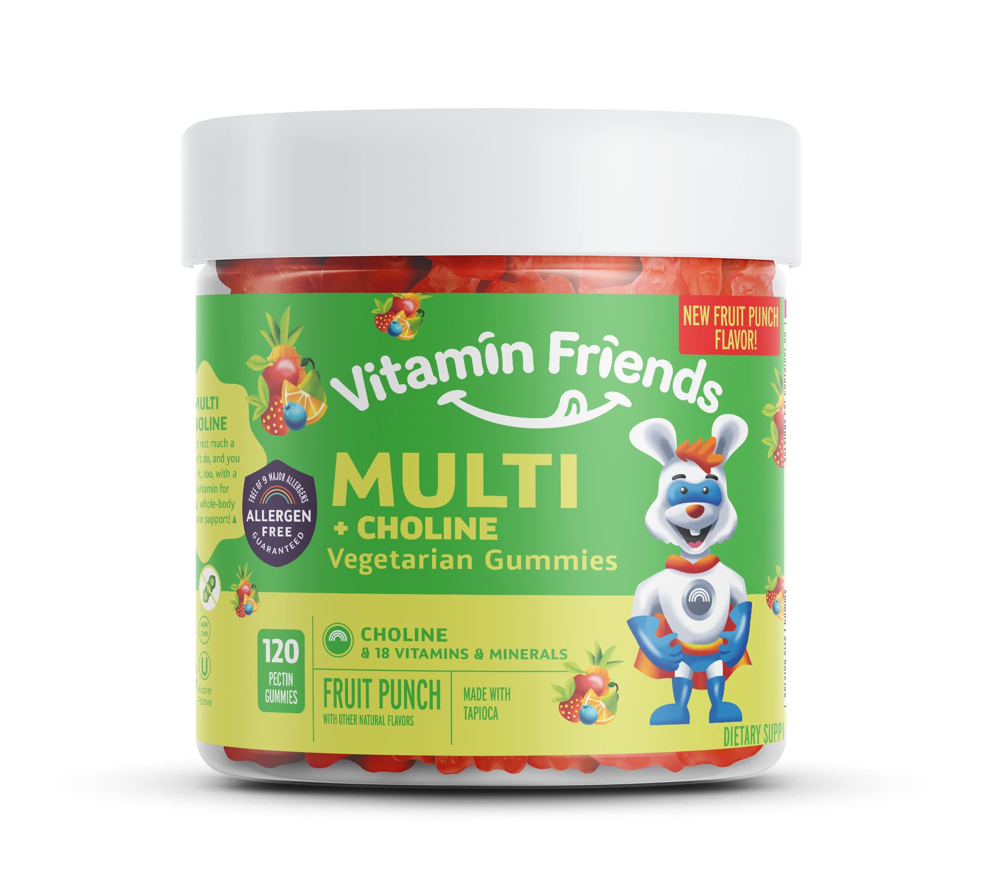 Buy Friends - Vegetarian Multi & Choline for Kids - Daily tional ...