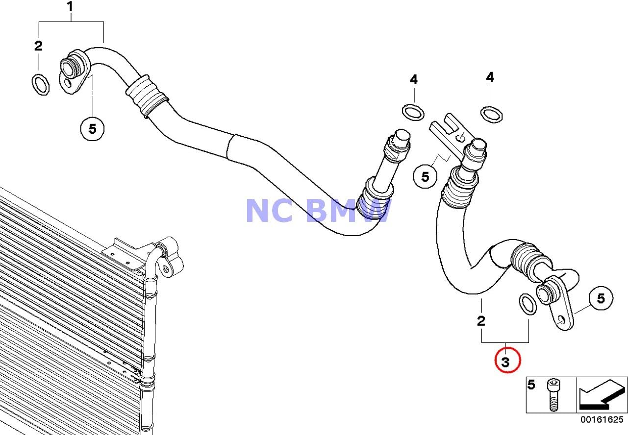Amazon.com: 2 x BMW Genuine O-Ring - Engine Lubrication Oil Cooler Line ...