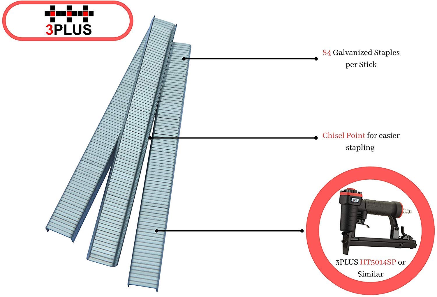 3PLUS T5006 20 calibre 38 pulgadas corona 14 pulgadas longitud de la ...