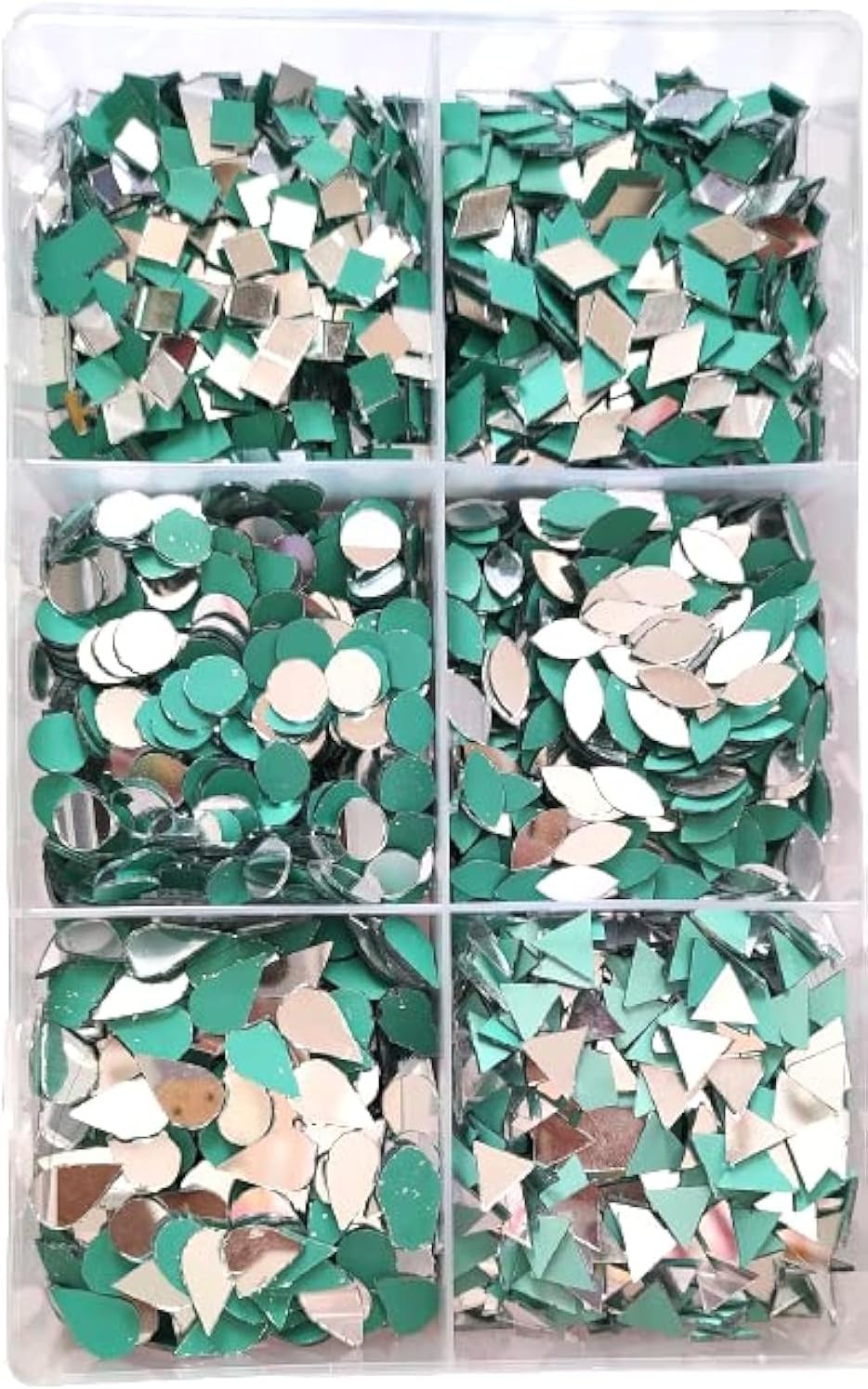 Teraiya's 12 Small Mirrors Kit With Free Storage Box (12 Very Small ...