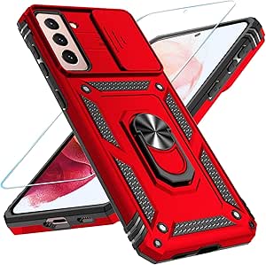 Amazon.com: SunStory Phone Case for Samsung Galaxy S21 Plus 5G Case with HD Screen Protector ...