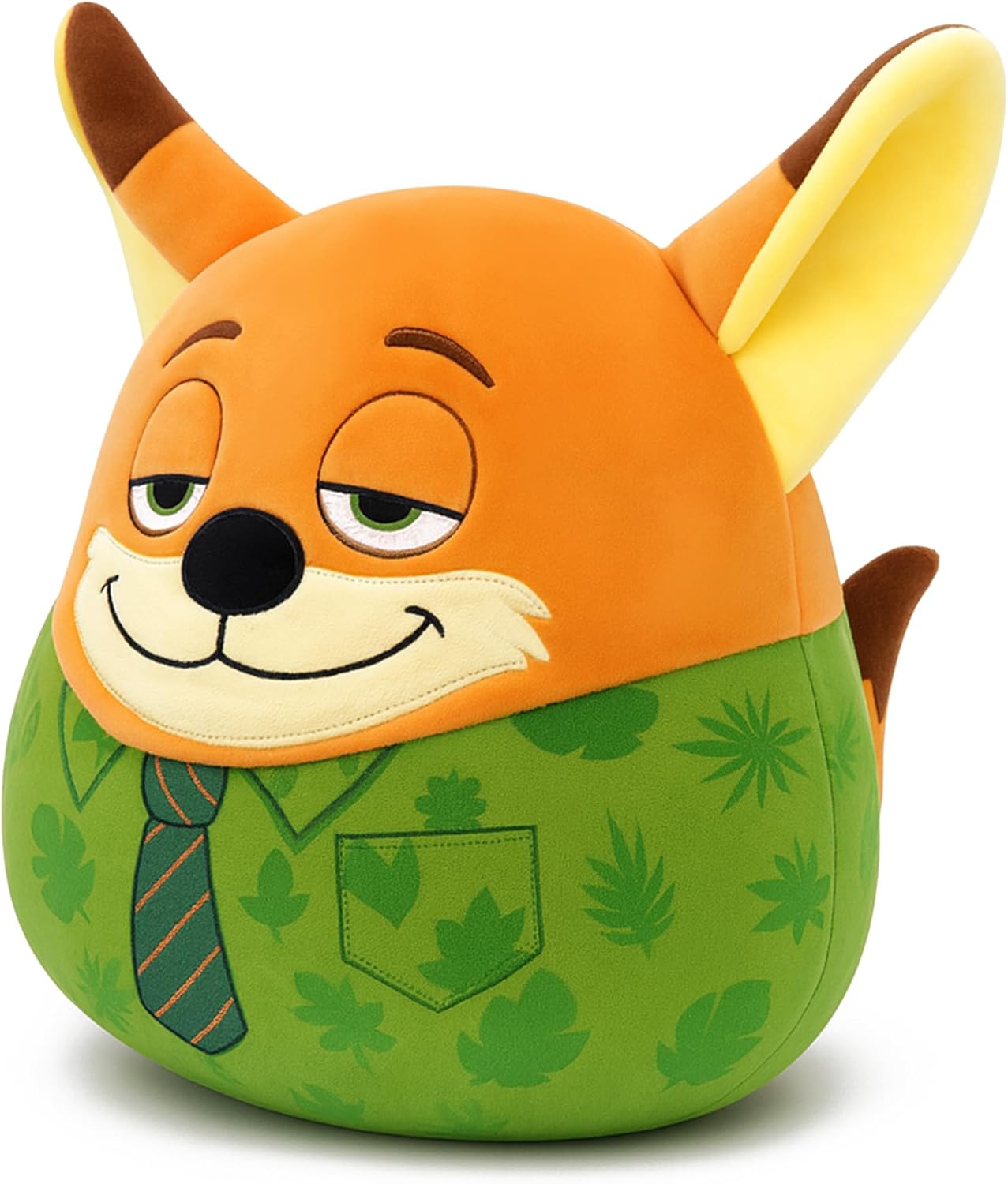 Amazon.com: Periyholev Orange Fox Plush - Wearing a Tropical Shirt and ...