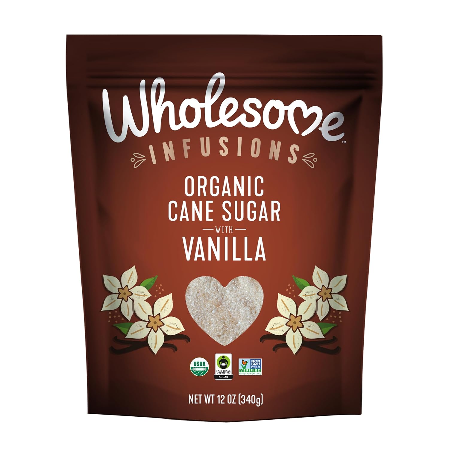 Amazon.com: Wholesome Sweeteners 12-Ounce Organic Cane Sugar Infused ...