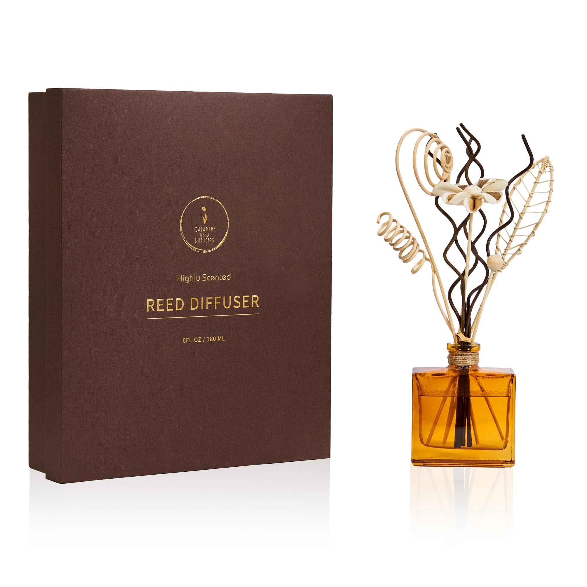 Amazon.com: Cashmere Vanilla Reed Diffuser - 6oz (180ml) Essential Oil ...