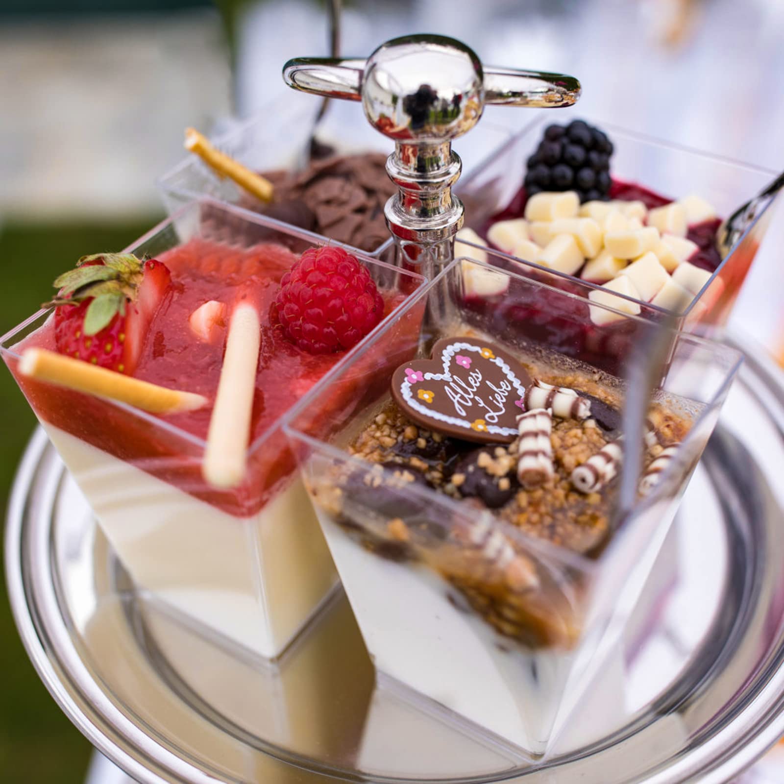 Vasitos Para Postres SENENQU 100 Pack Mini Dessert Cups, 4oz / 120ml ...