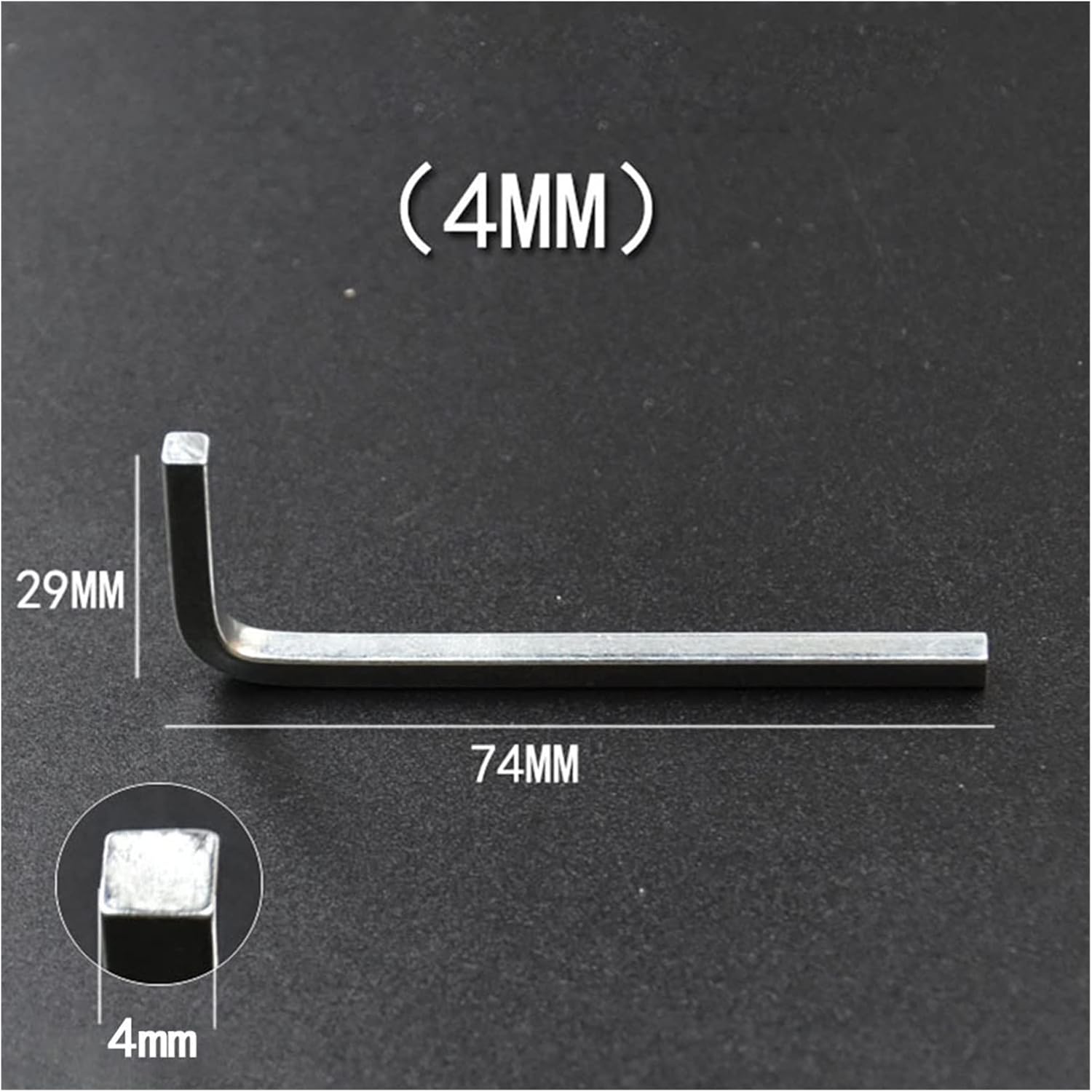 Mainaisi L-shaped Square Wrench Square Key 4-point Chrome Vanadium ...