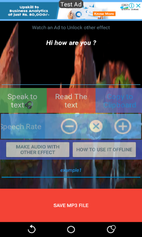 Text to Audio - App on Amazon Appstore