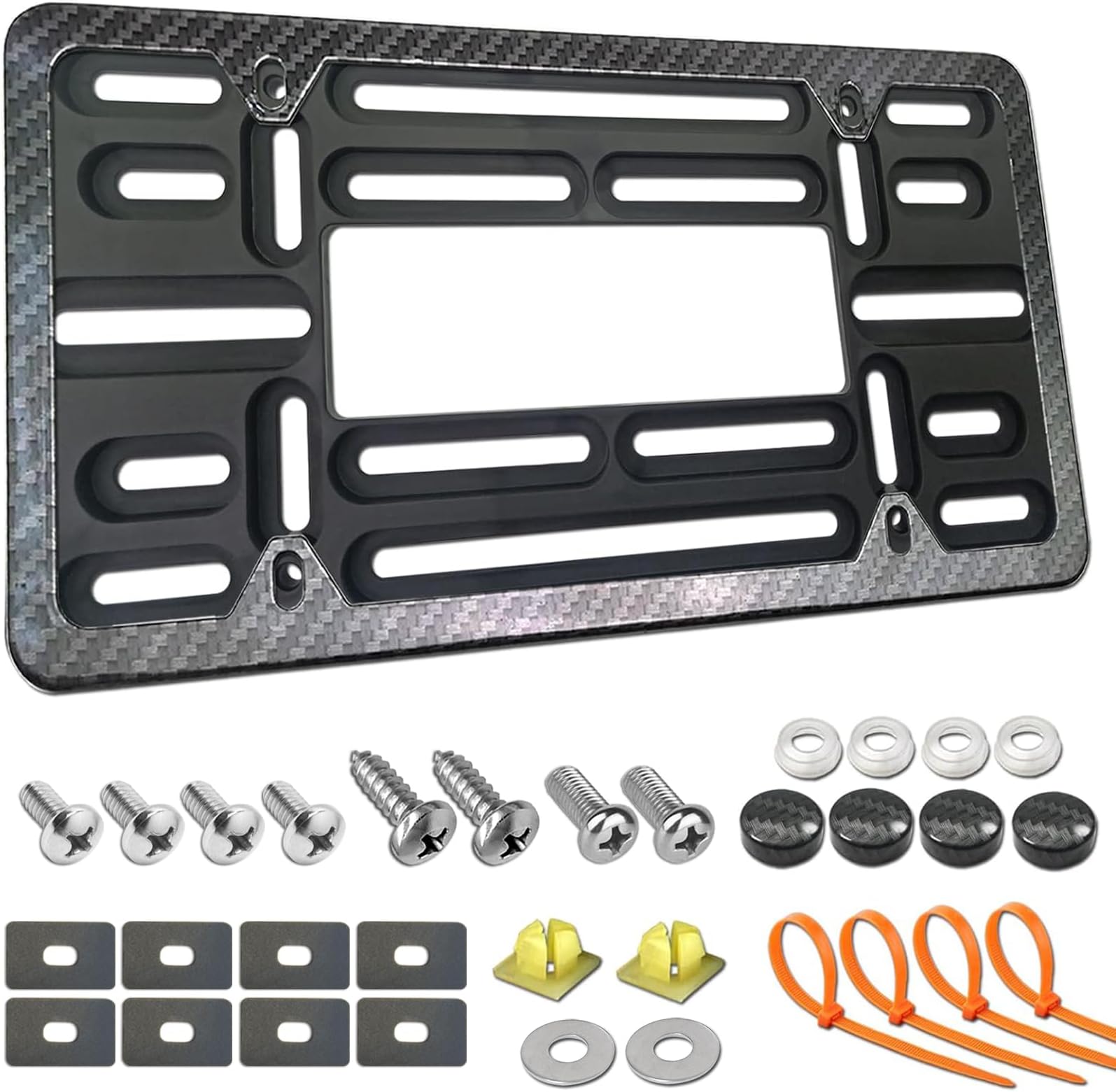 Amazon.com: BGGTMO Front License Plate Mounting Kit- Universal License ...