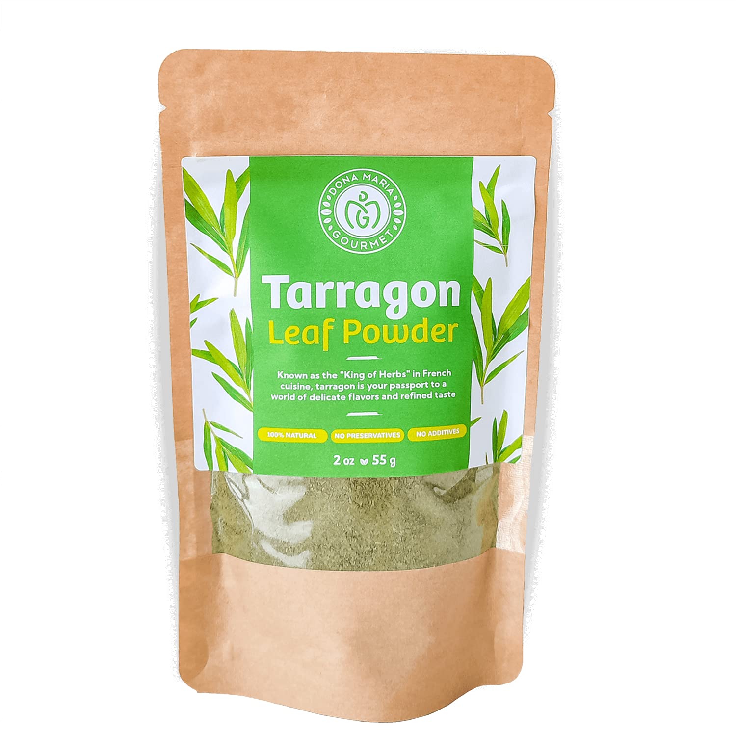 Amazon.com: Tarragon Powder 2 oz Ground Tarragon Leaf Powder Spice ...
