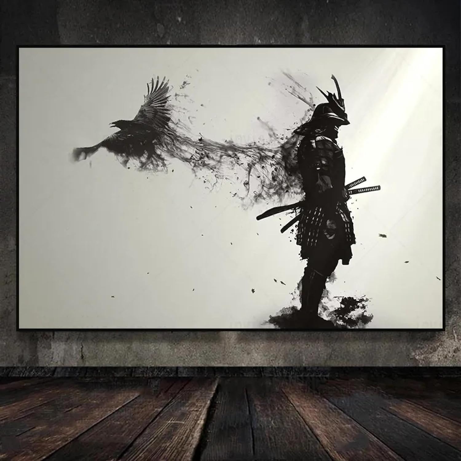 Amazon.com: KDXAOBEI Japanese Painting Samurai Man Warrior with A ...