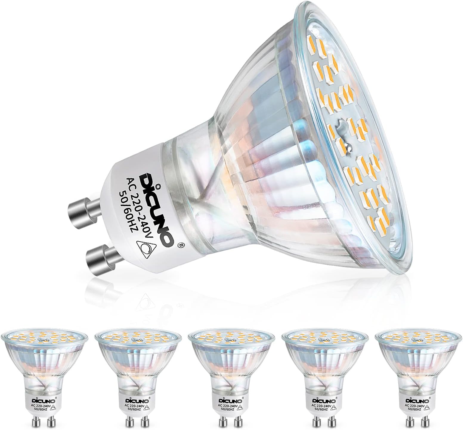 PHILIPS LED Classic Dimmable Light Spot 2 Pack [GU10] 2.6W - 35W ...