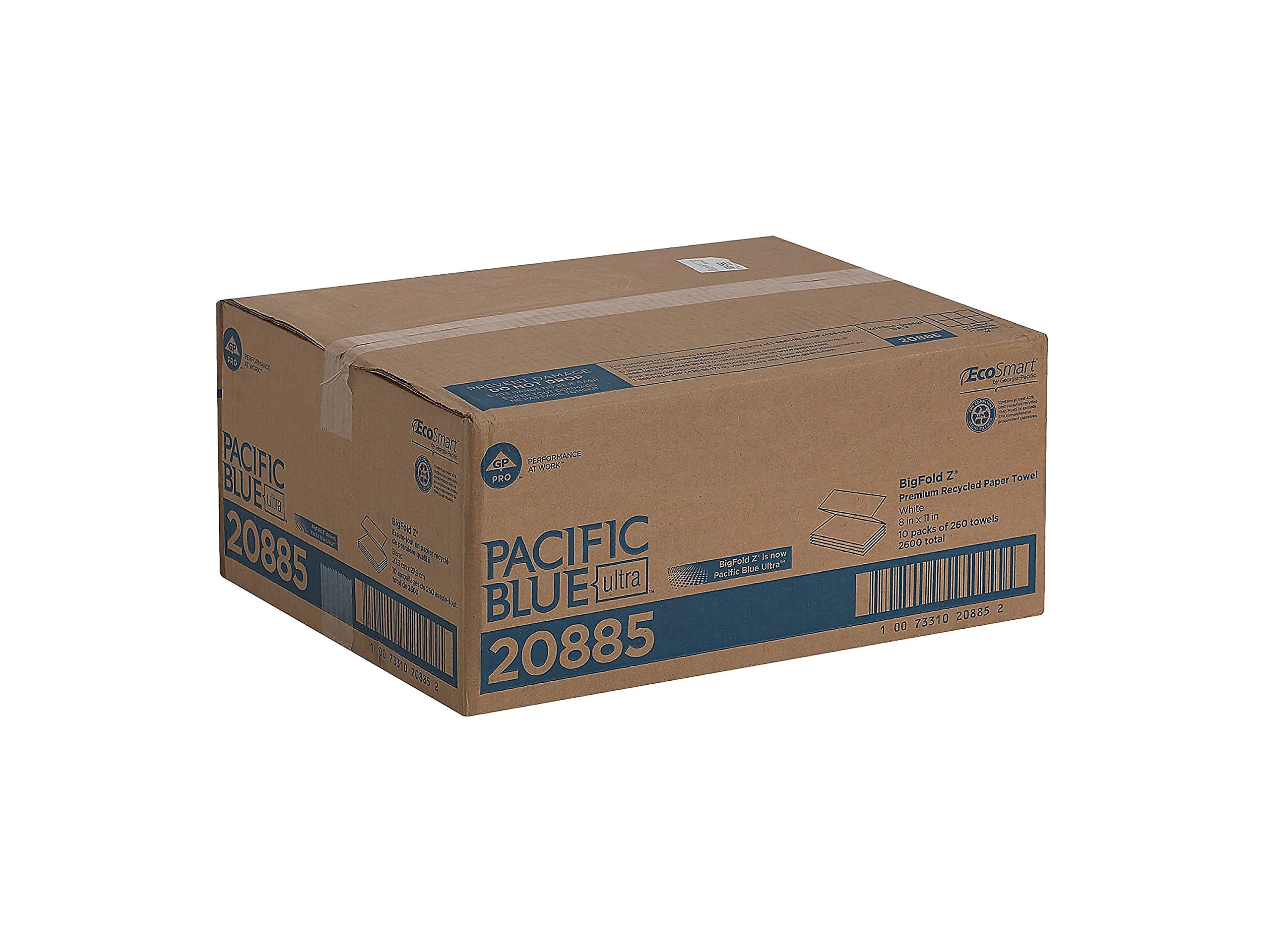 Hand Towels 2560 Blue C-Fold Paper - Premium Single Ply, Multi-Fold ...