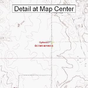 Amazon.com : USGS Topographic Quadrangle Map - Opheim, Montana (Folded ...