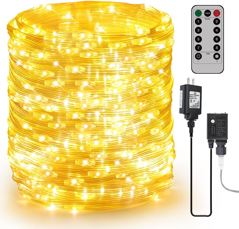 Amazon.com: Ultra Long LED String Lights - 328ft 1000LEDs 8 Modes ...
