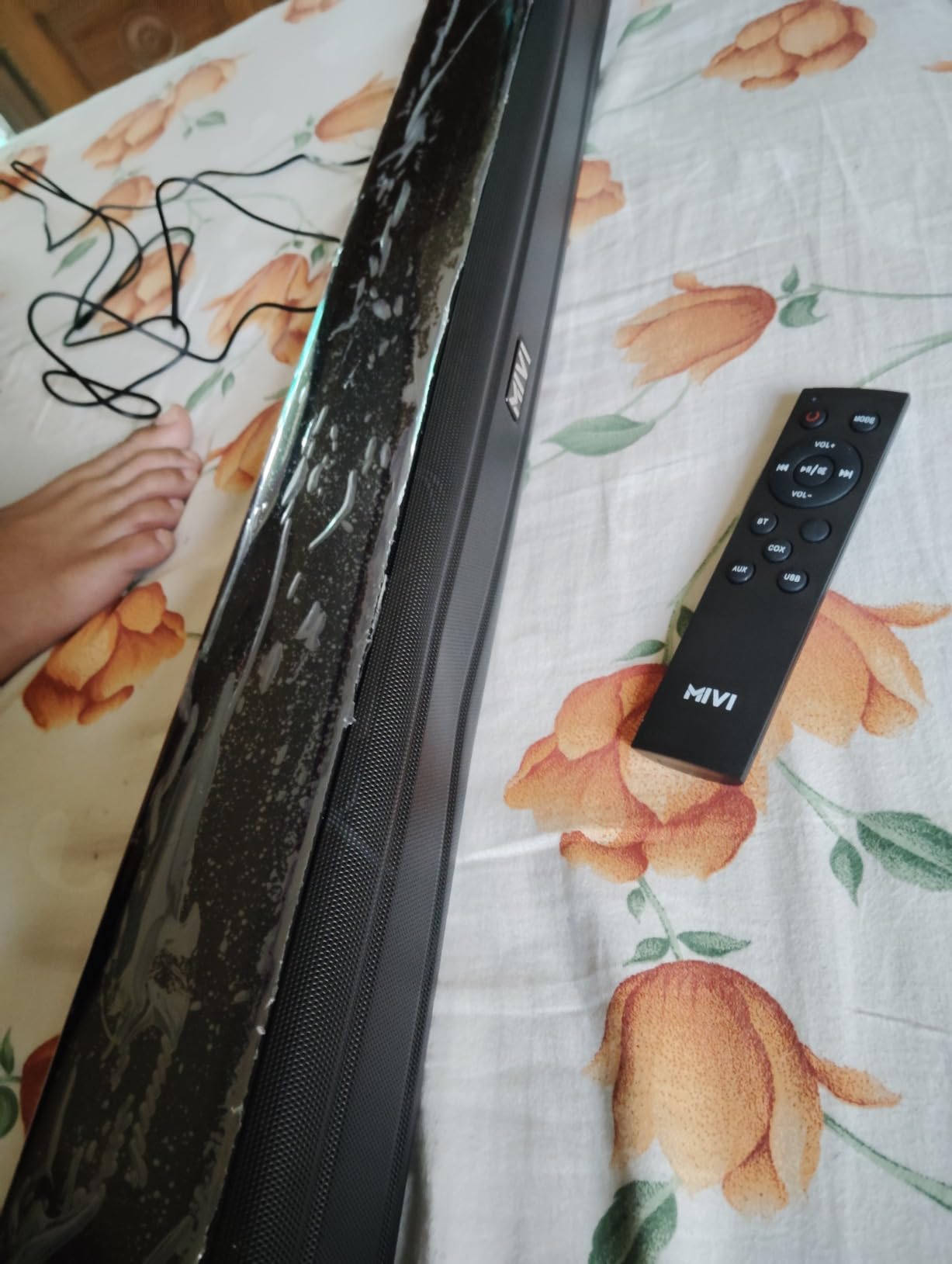 Mivi Fort Q80 Soundbar with 80W Surround Sound, 2.2 Channel soundbar ...