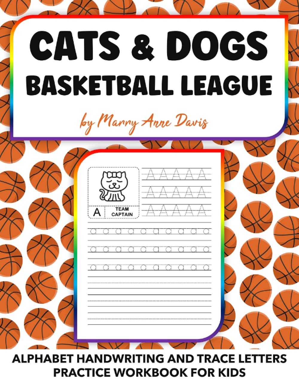Buy Cats and Dogs Basketball League Alphabet Handwriting and Trace ...