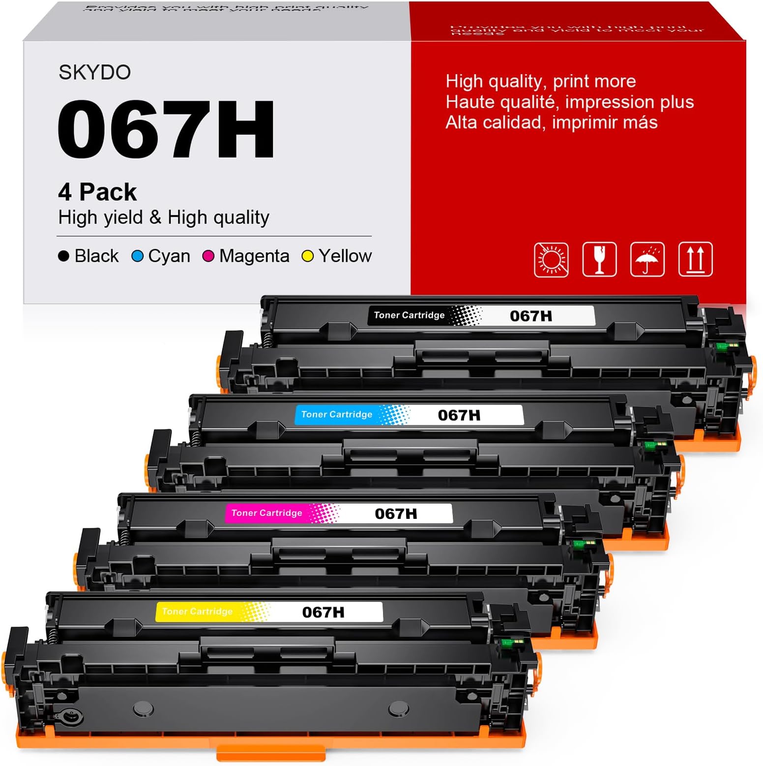067H Toner Cartridge Replacement for Canon 067H 067 CRG-067 Work with ...