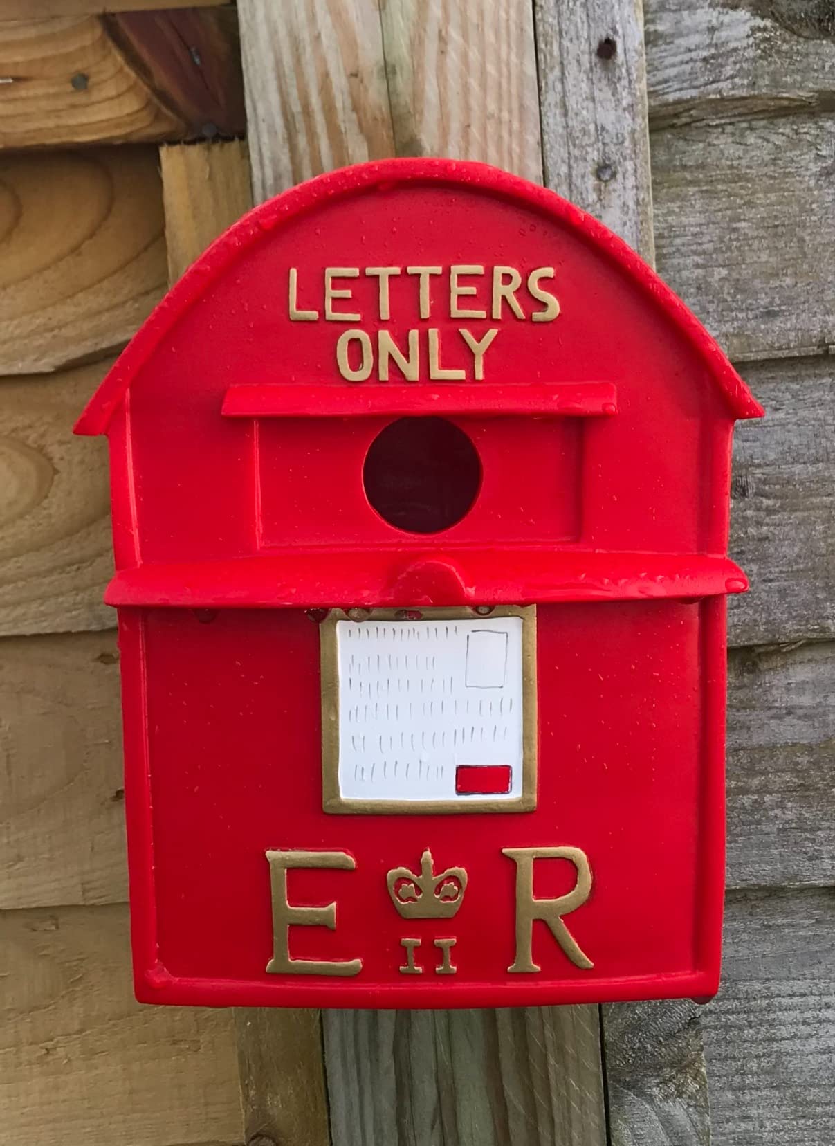 Easylife Post Box Bird House, Garden Nesting Box for Small Birds ...