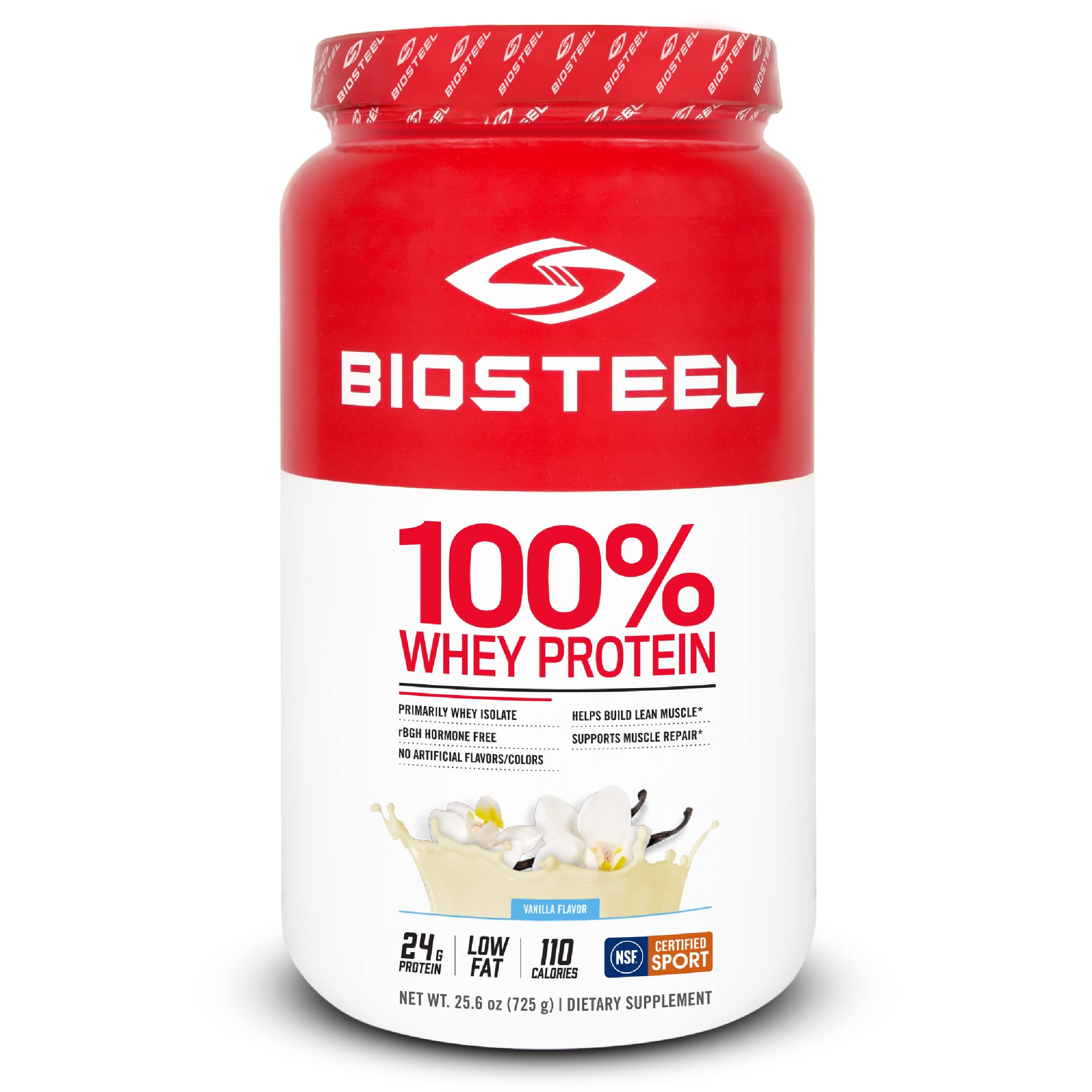 Amazon.com: BioSteel Sports 100% Whey Protein Powder Supplement, rBGH ...