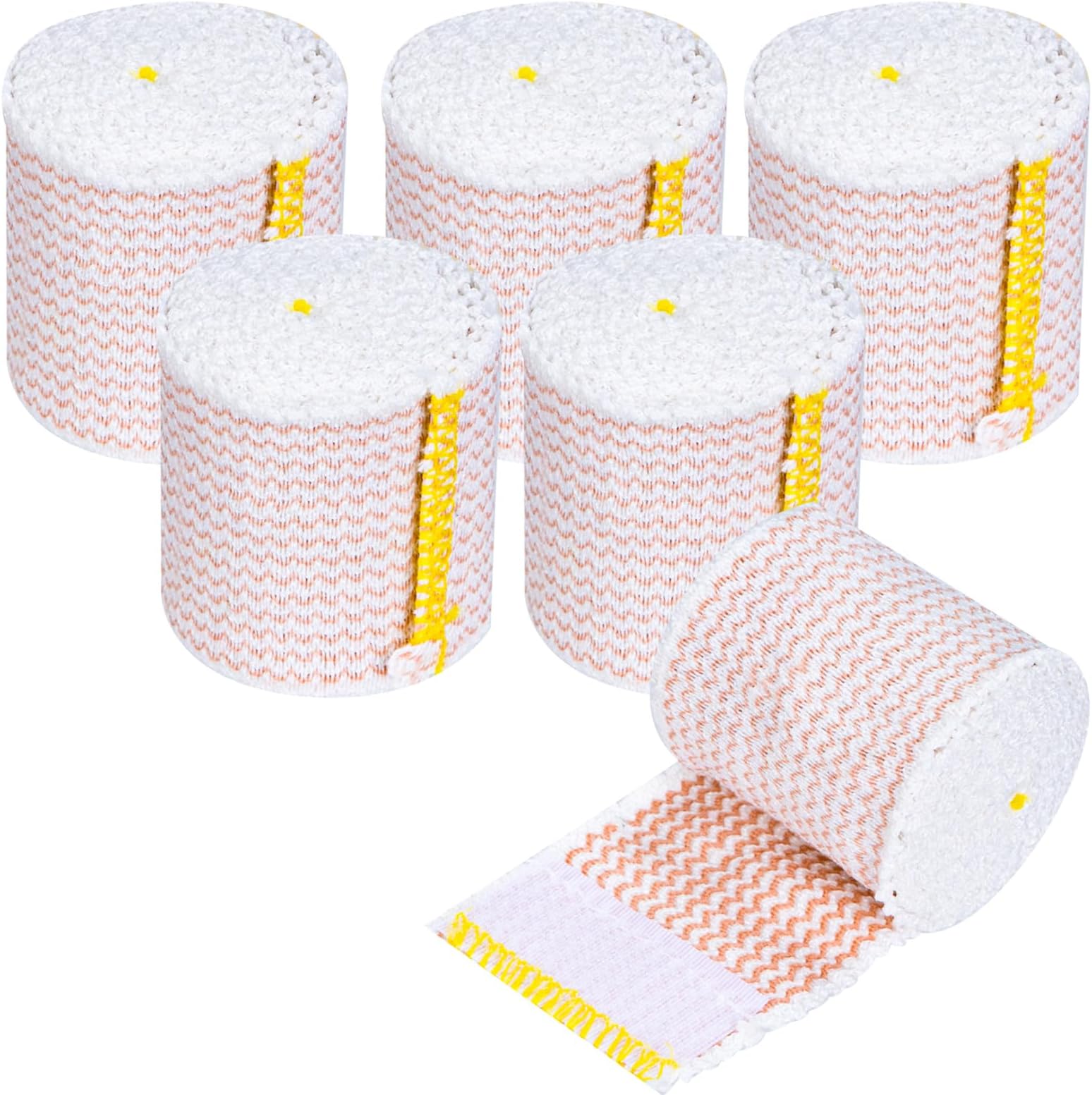 Amazon.com: 6 Pack Premium Elastic Bandage Wrap, Compression Wrap ...
