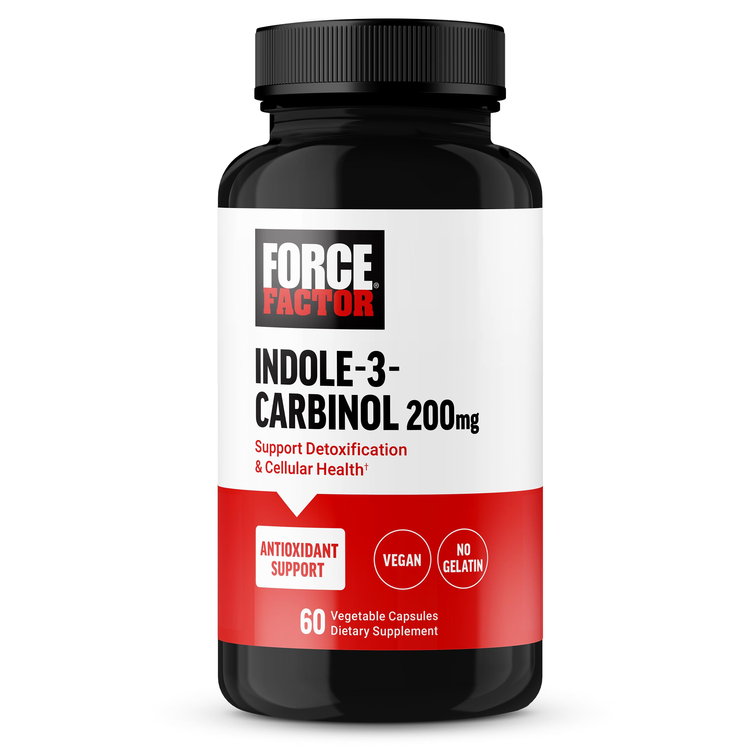 Amazon.com: FORCE FACTOR Indole 3 Carbinol 200mg Detox and Antioxidant ...